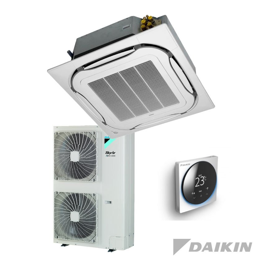 Daikin FCAHG125H+RZAG125NY1 Cassette-unit - 12,5 kW - Standaardpaneel wit | 123klimaatshop